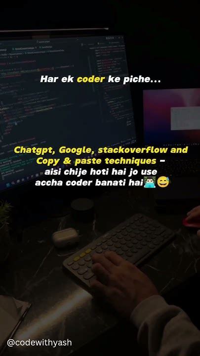 Behind Every Developer There Is Chat Gpt Stack Overflow ️🔥codewithyash Coding Javascript