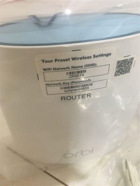 ORBI RBR20 Router RBS20 Satellite Computers Tech Parts Accessories Networking On Carousell