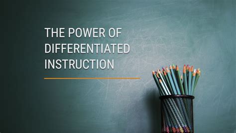 The Power Of Differentiated Instruction And Supporting All Learners