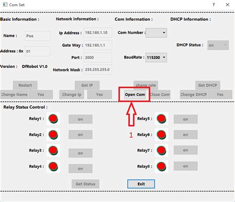 RLY 8 POE Relay Controller DFR0289 DFRobot