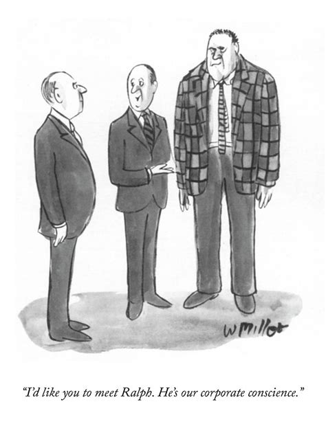 Our Corporate Conscience Drawing By Warren Miller Fine Art America