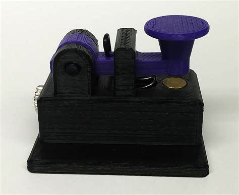 purple nano qrp morse code key