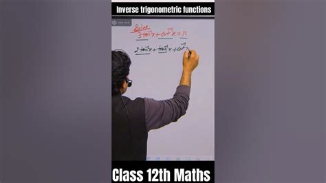 Inverse Trigonometric Functions Youtube