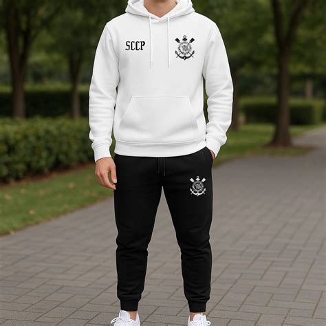 Kit Moletom Calça Moletom Corinthians Cp Timão Sccp Fiel Gaviões P9 Camisa 12 Shopee Brasil