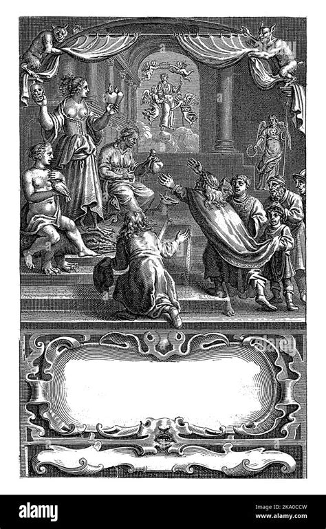 Elevation Showing A Woman In Two Minds In Her Hands A Burning Heart