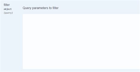 filter object not displaying · issue 160 · feathersjs ecosystem
