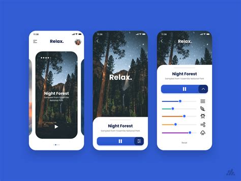 Relax UI Concept For Android App Design