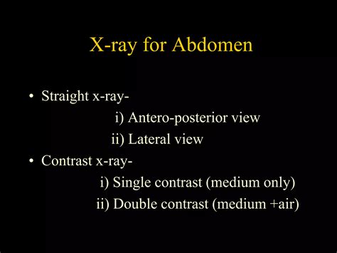 Radiology Of Abdomen Ppt