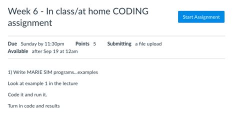 Solved Week 6 In Classat Home Coding Assignment Start