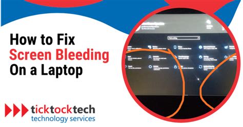 How To Fix Screen Backlight Bleeding On A Laptop Computer Repair TickTockTech