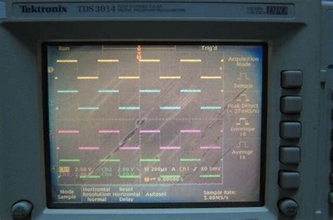 Tektronix Tds3014 100mhz 1 25gs S 4 Ch Color Digital Phosphor Oscilloscope Ebay