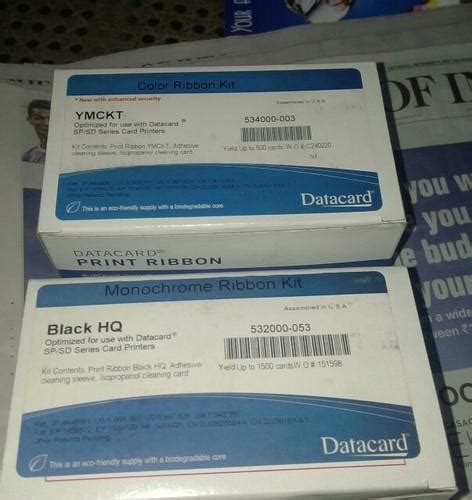 Data Card Printer Ribbon At Best Price In Chennai Laksh Ribbons Manufacturing