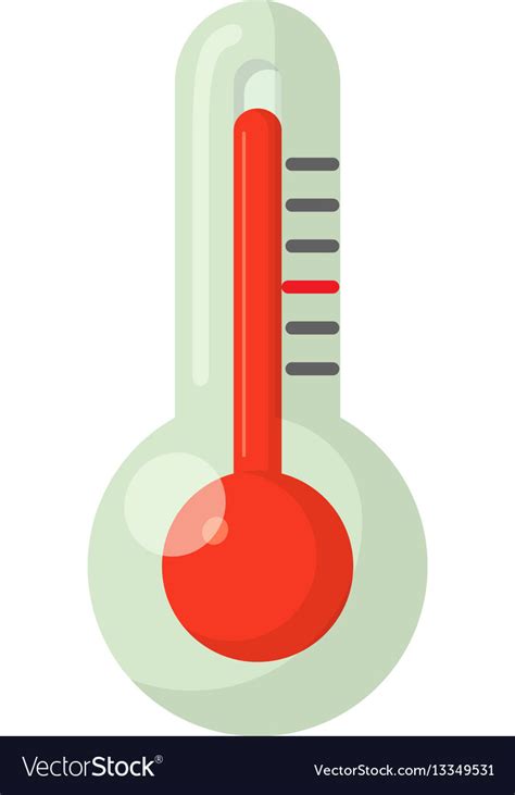 Heat Icon Cartoon Style Royalty Free Vector Image