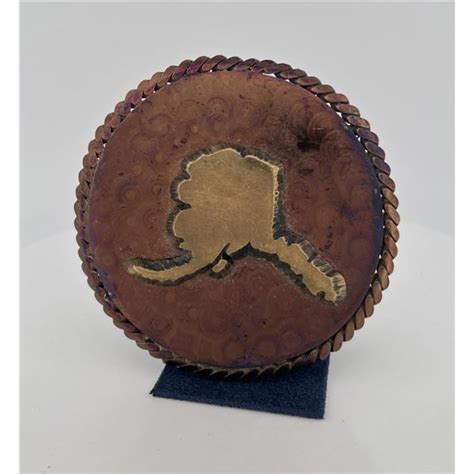 Alaskan Oil Pipeline Belt Buckle