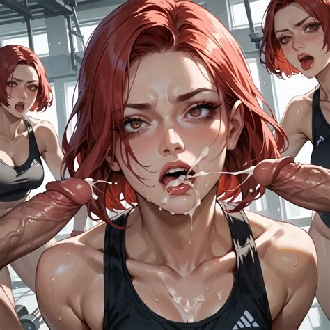 Rule 34 Ai Generated Allison Eckhart Clone Clones Earrings Long Hair Male Focus Milf Multiple