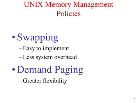 Ppt Memory Management Policies Unix Powerpoint Presentation Free