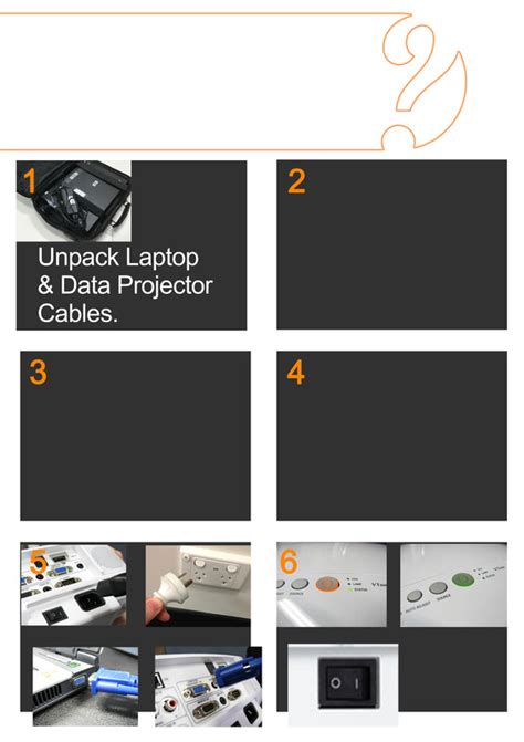 Projector Setup Instructions OHS Issues