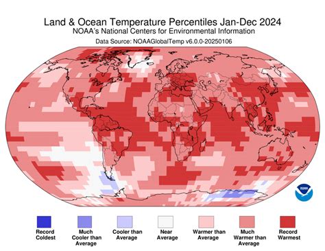 2024 Was The Worlds Warmest Year On Record National Oceanic And