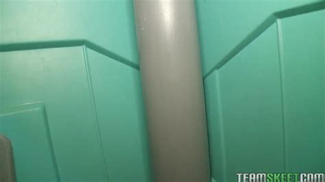 Adorable Teen Riley Performs Her First Blowjob In The Toilet