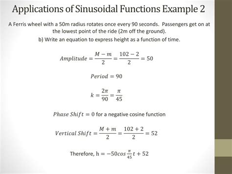 PPT Applications Of Sinusoidal Functions Round PowerPoint Presentation ID
