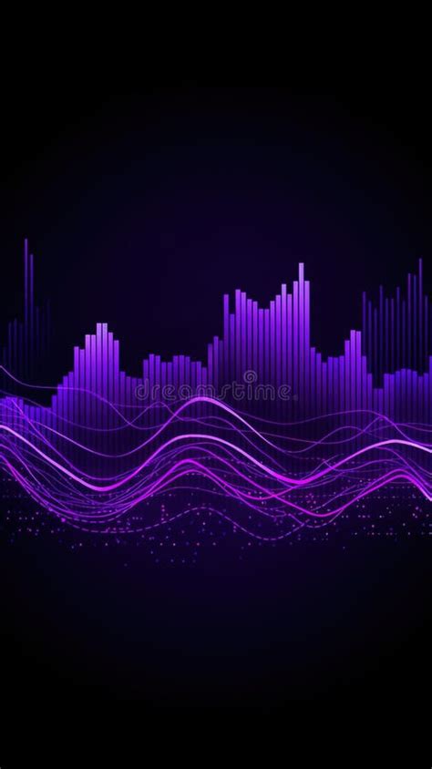 Smart City And Abstract Dot Point Connect With Gradient Line And Aesthetic Intricate Wave Line