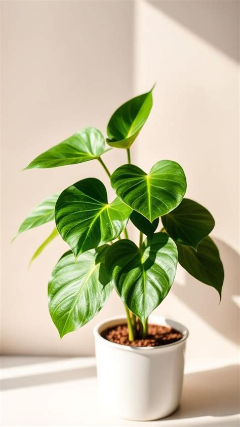 Эстетичный фон с растением монстерой на светлом фоне · Обои на телефон по ссылке в 2025 г Обои