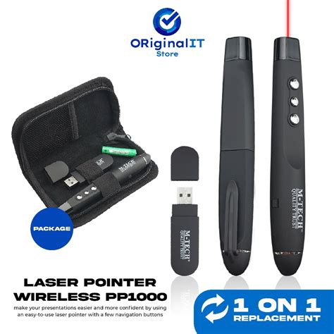 Jual Laser Pointer Presentasi Wireless Mtech Pp1000 Ppt Usb Shopee Indonesia