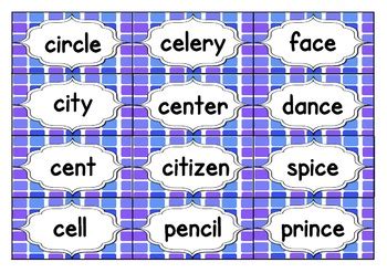 Hard And Soft C Sort By Phun Phonics TPT