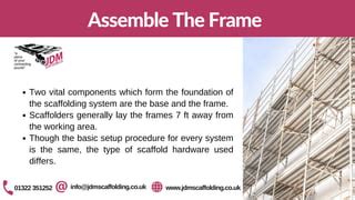 Erect A Scaffolding System In Easy Steps PPT