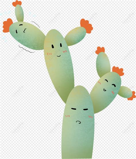 귀여운 선인장 Png 일러스트 무료 다운로드 Lovepik