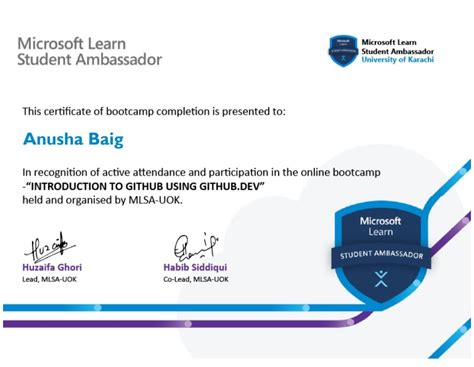 Github Continuouslearning Mlsa Anusha Baig
