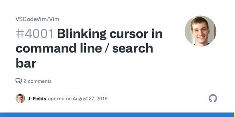 Blinking Cursor In Command Line Search Bar Issue 4001 VSCodeVim