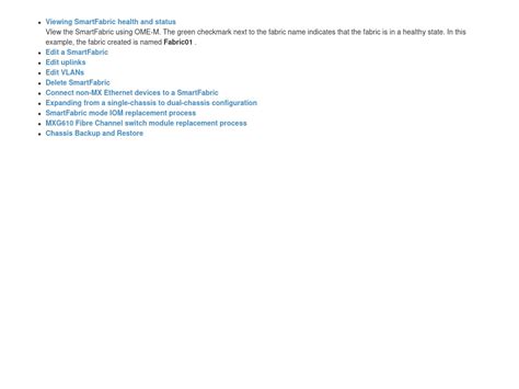 smartfabric operations dell poweredge mx networking deployment guide