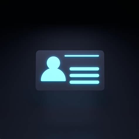 Premium Photo Pass Card 3d Render Illustration