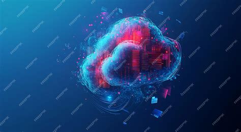 Cloud Computing The Future Of Digital Transformation Premium Ai Generated Image