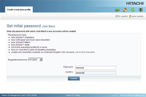 Set Initial Password With Manually Entered Requests We Have The