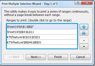 How To Print Ranges In Excel