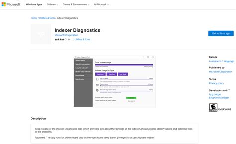 Use Indexer Diagnostics App For Windows Search Issues In Windows 10