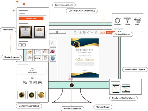 Web2print Certificate Design Software
