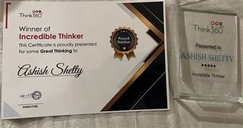 Ashish Shetty On Linkedin Career Events Awards Thankyou 14 Comments