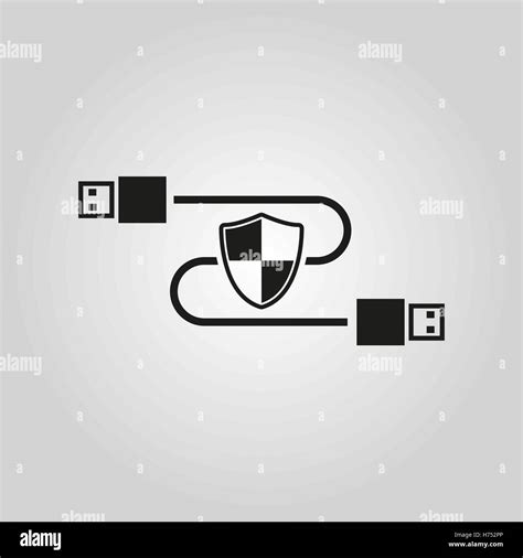 The Secure Connection Icon Transfer And Connection Data Antivirus
