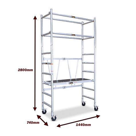 Renegade Industrial Scaffold Base Unit And Extension Kit Riscaffkit Tradetools