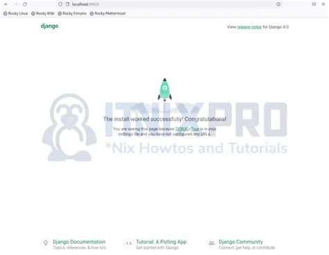 Install Django On Rocky Linux 9
