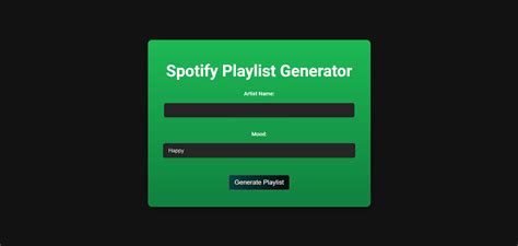 Create A Spotify Playlist Generator With Arcjet Protection Arindam Majumder