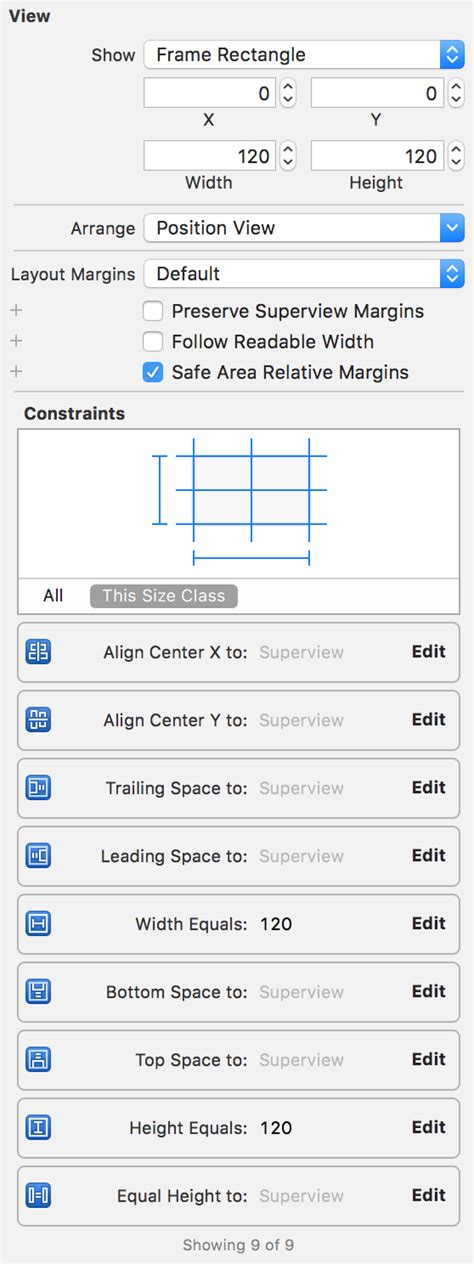 Ios Xcode Proper Auto Layout Constraints Missing For Circular Profile Picture Across Different