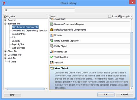 Create A Search Page In Adf Bc Using Parameter Form And Display On Adf Table