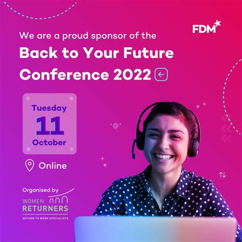 Fdm Group On Linkedin Fdmcareers Wrconf Returners