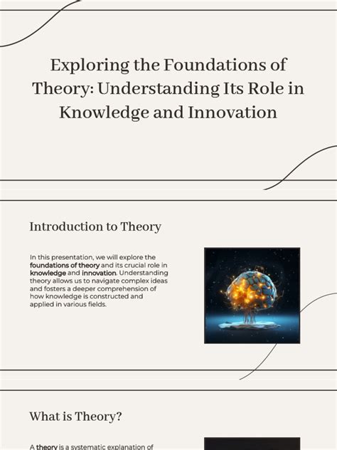 Slidesgo Exploring The Foundations Of Theory Understanding Its Role In