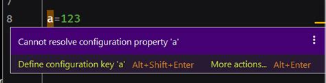Applicationproperties提示cannot Resolve Configuration Property ‘xxxx‘氷泠