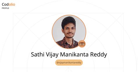 Sathi Vijay Manikanta Reddy Codolio